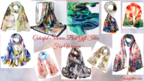 Colorful Scarves Best Gift Idea for Women - Glossnglitters