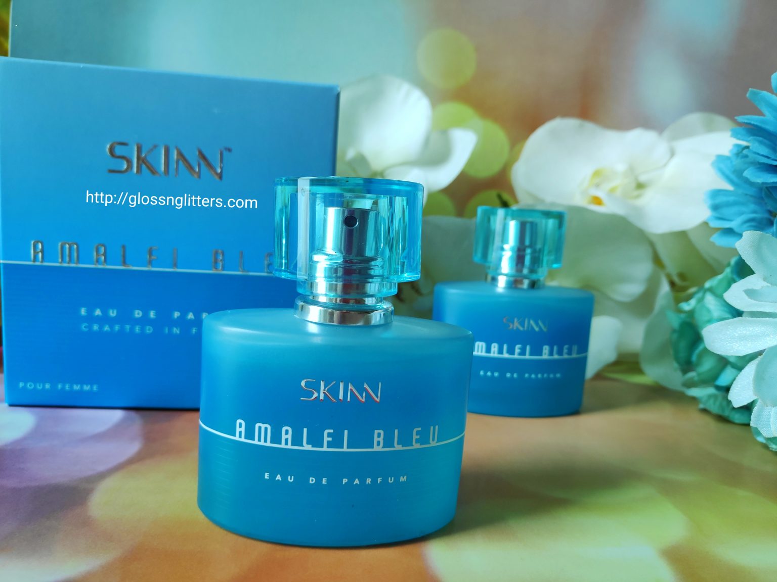Titan SKINN - Amalfi Bleu Eau De Parfum for Women Review - Glossnglitters