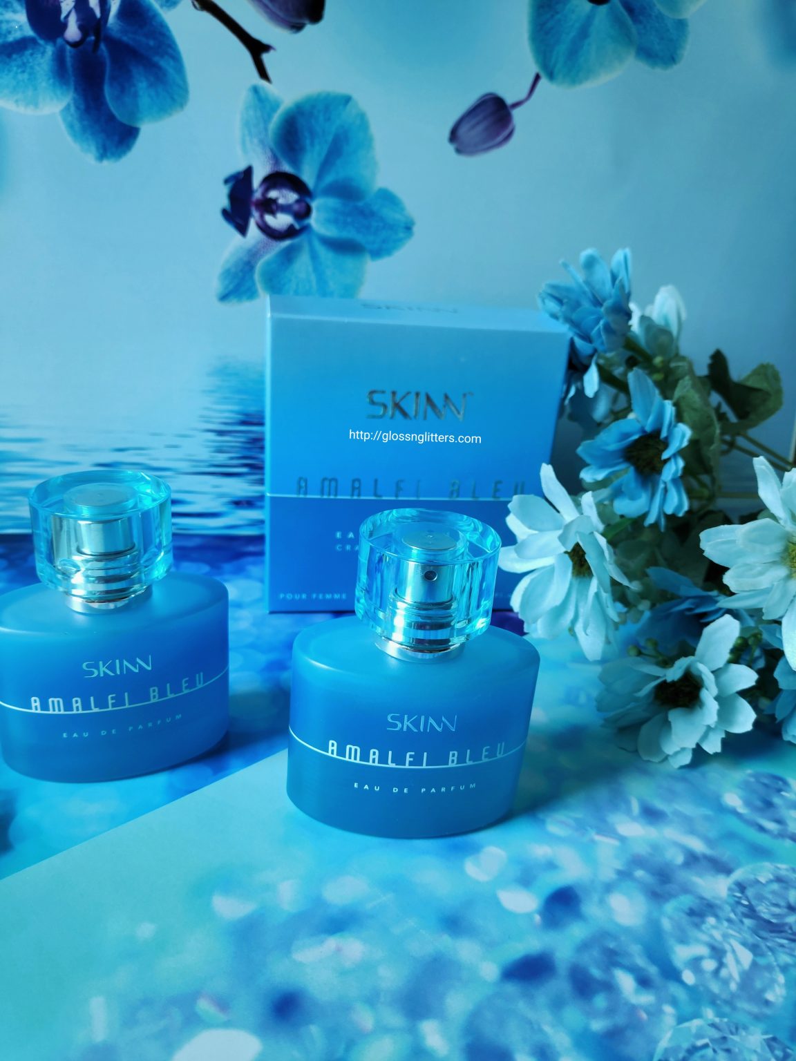 Titan SKINN - Amalfi Bleu Eau De Parfum for Women Review - Glossnglitters