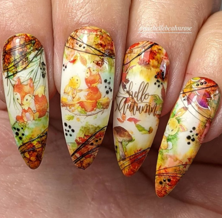 30 Beautiful Fall/Autumn Nails For Your Next Manicure - Glossnglitters