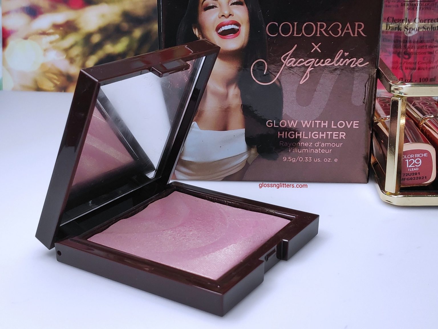 NEW Colorbar X Jacqueline Glow With Love Highlighter 001 Prismatic ...
