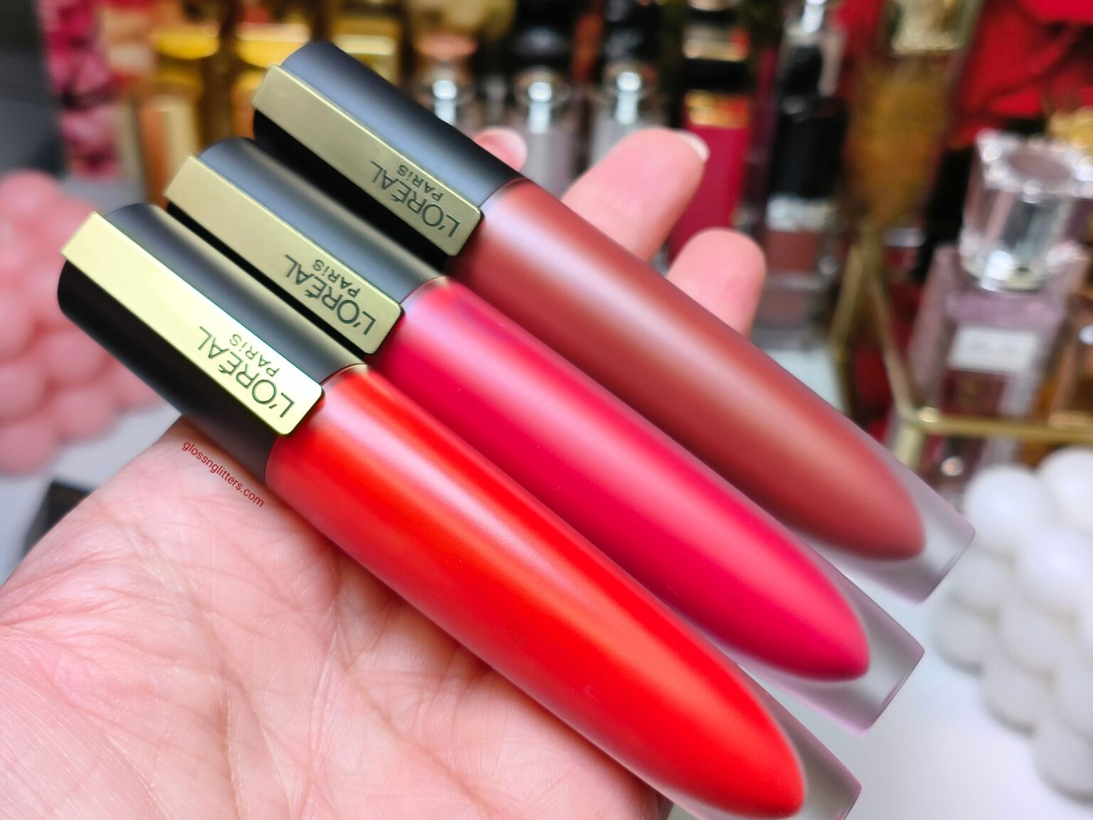 L’Oreal Paris Rouge Signature Matte Liquid Lipstick Review - Glossnglitters