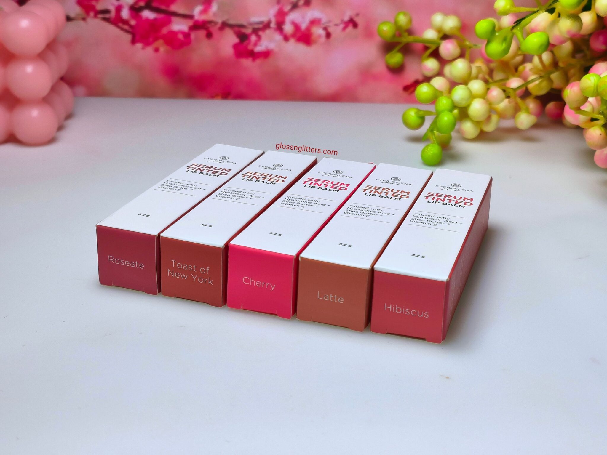Ever Bilena Tinted Serum Lip Balm Review - New Shades - Glossnglitters