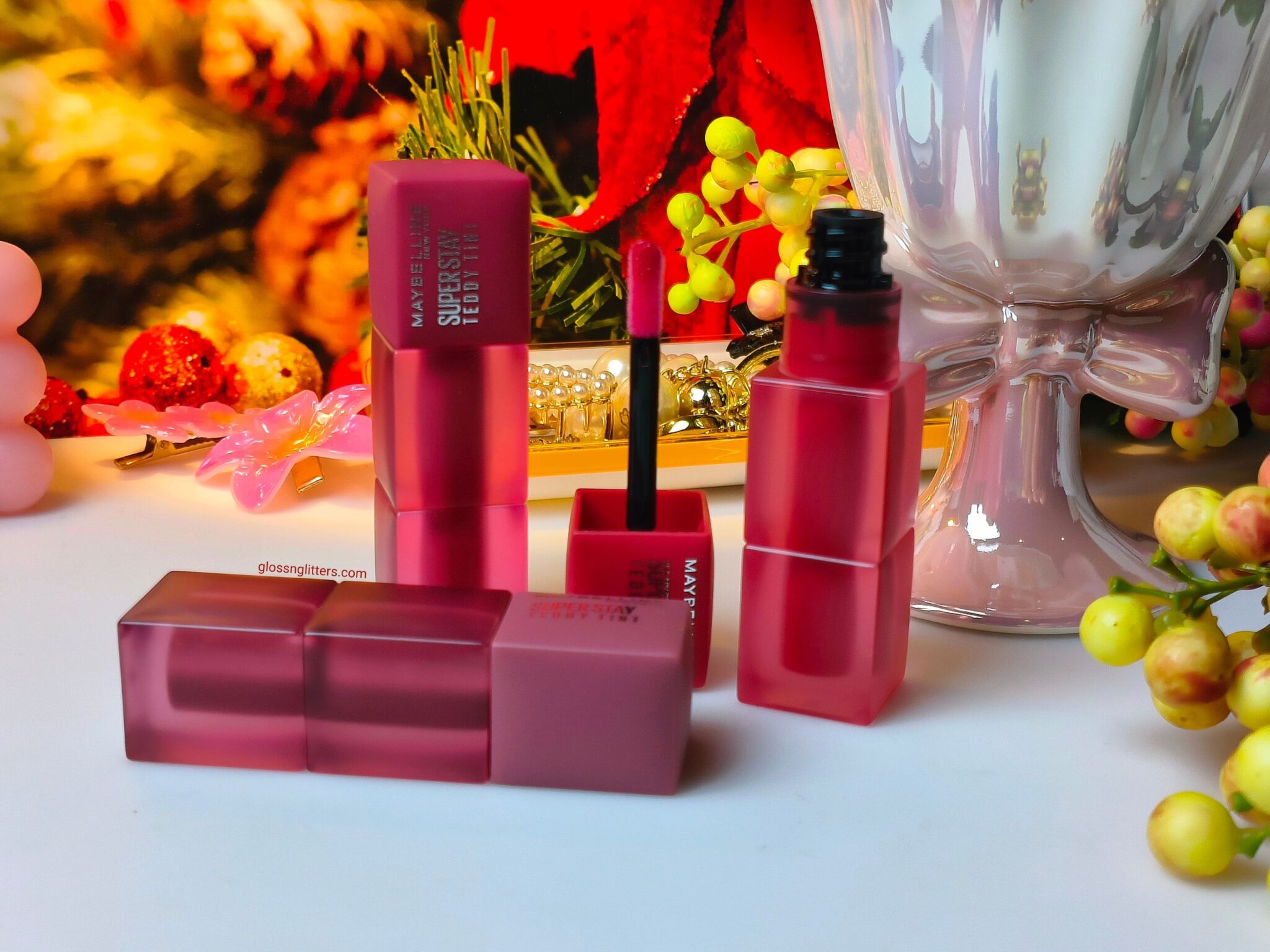 New Maybelline Super Stay Teddy Tint Review - Glossnglitters