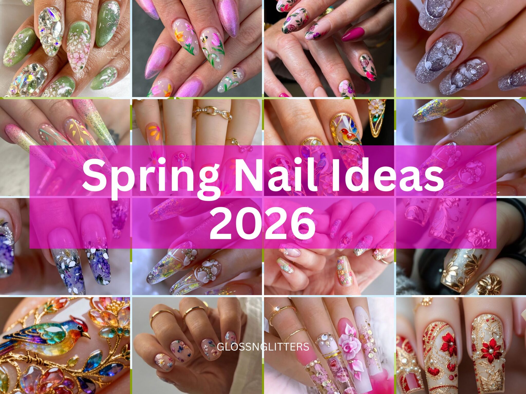 Floral Nail Art Trends For 2026 – New Designs to Try - Glossnglitters